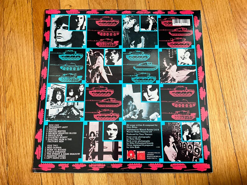 T-rex “tank” LP 1987 Reissue Vintage Record - Etsy