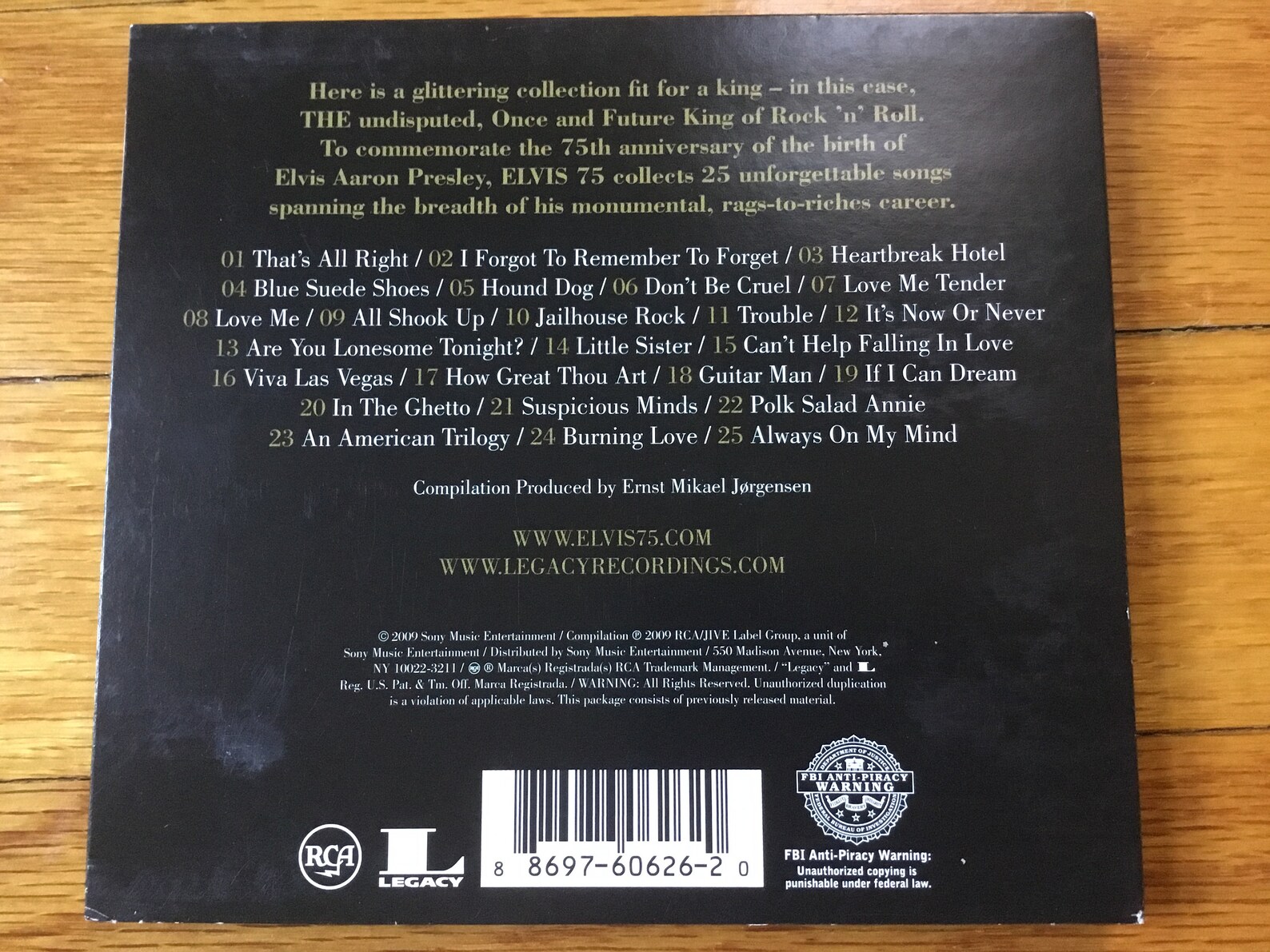 Elvis Presley 75 CD Digipak - Etsy