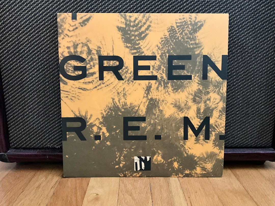 R.E.M. green LP Original Press Vinyl Record - Etsy