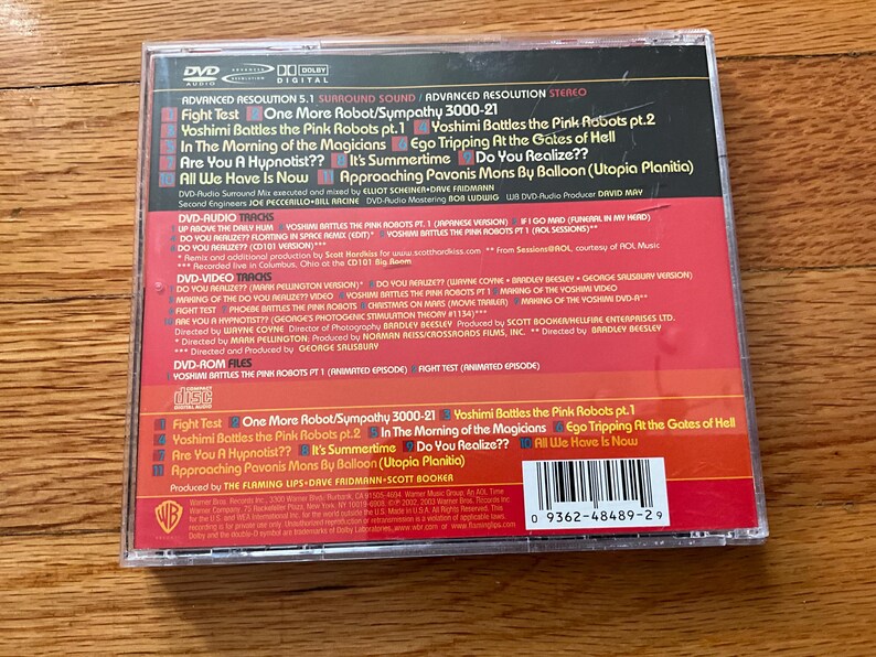 The Flaming Lips “yoshimi Battles the Pink Robots” CD DVD Set - Etsy
