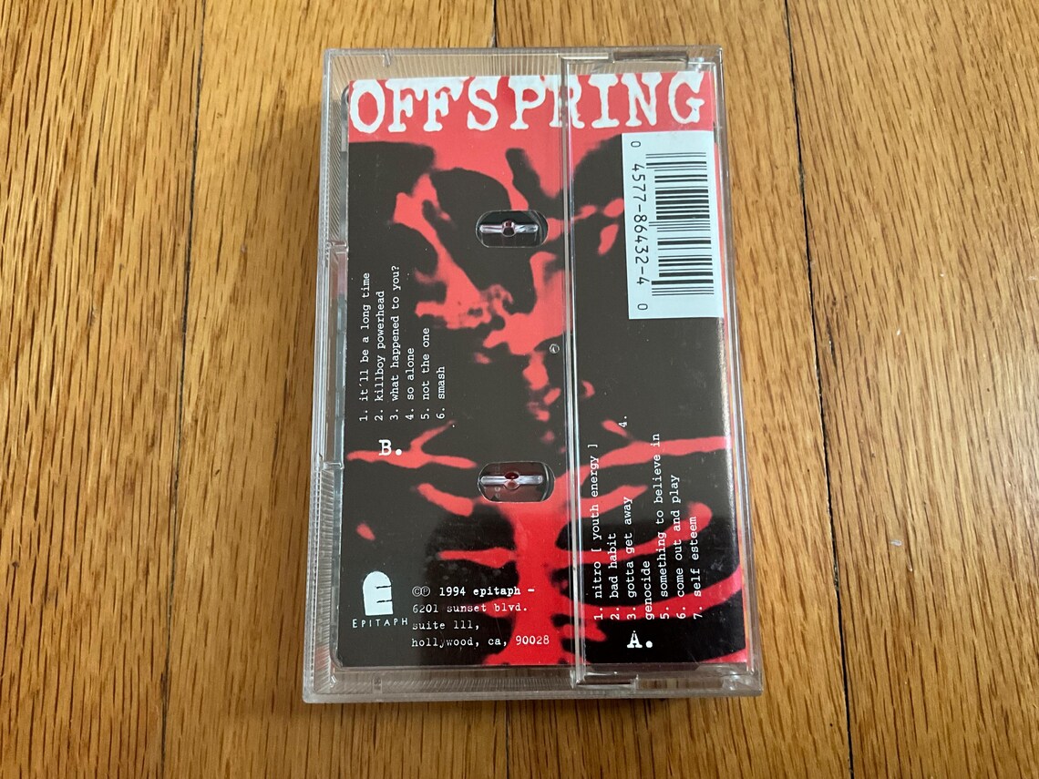 Offspring “smash” Cassette Tape - Etsy