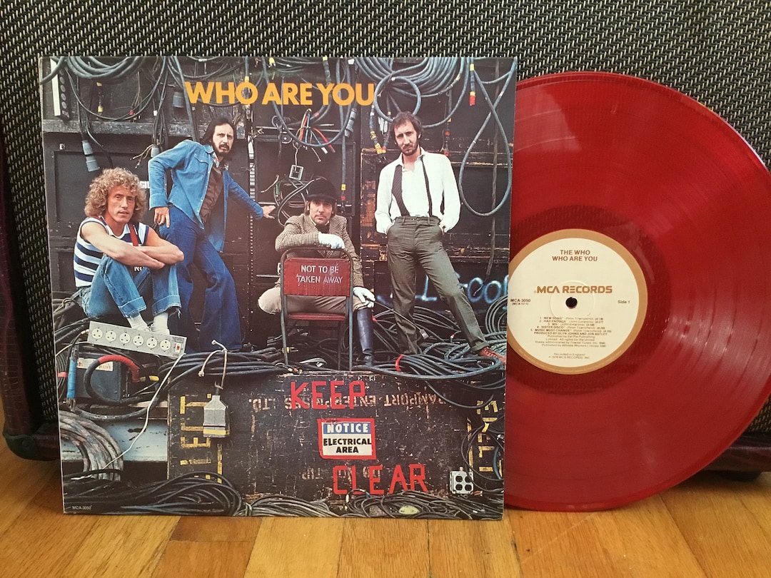 The Who “who Are You” Lp Red Vinyl - Etsy