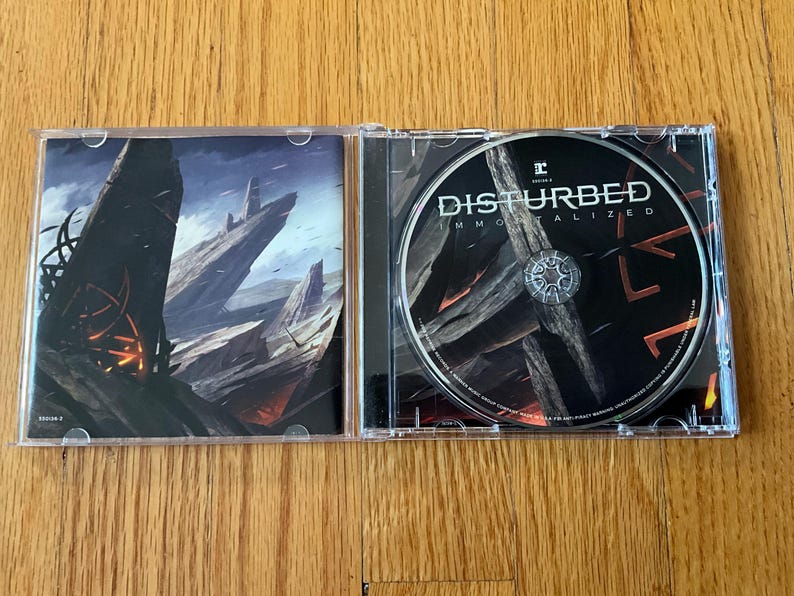 Disturbed “immortalized” CD - Etsy