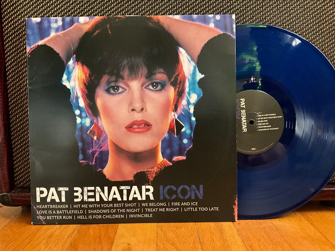 Pat Benatar “icon” Greatest Hits LP Blue Vinyl - Etsy
