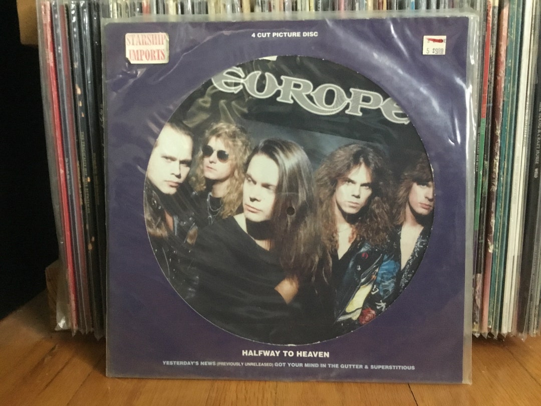 Sealed Europe Halfway to Heaven Picture Disc 12" Single Vinyl Record - Etsy