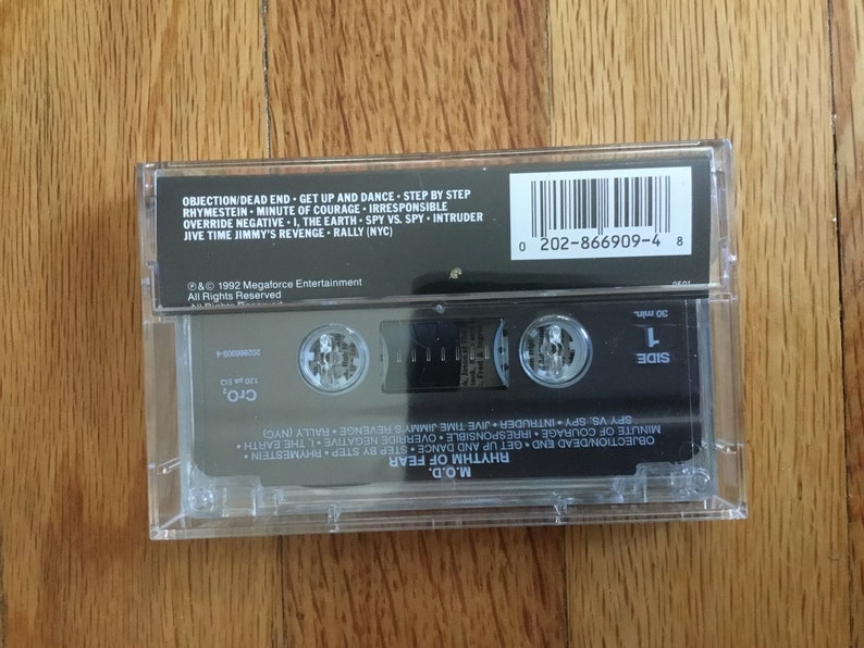 MOD Method of Destruction “rhythm of Fear” Cassette Tape - Etsy