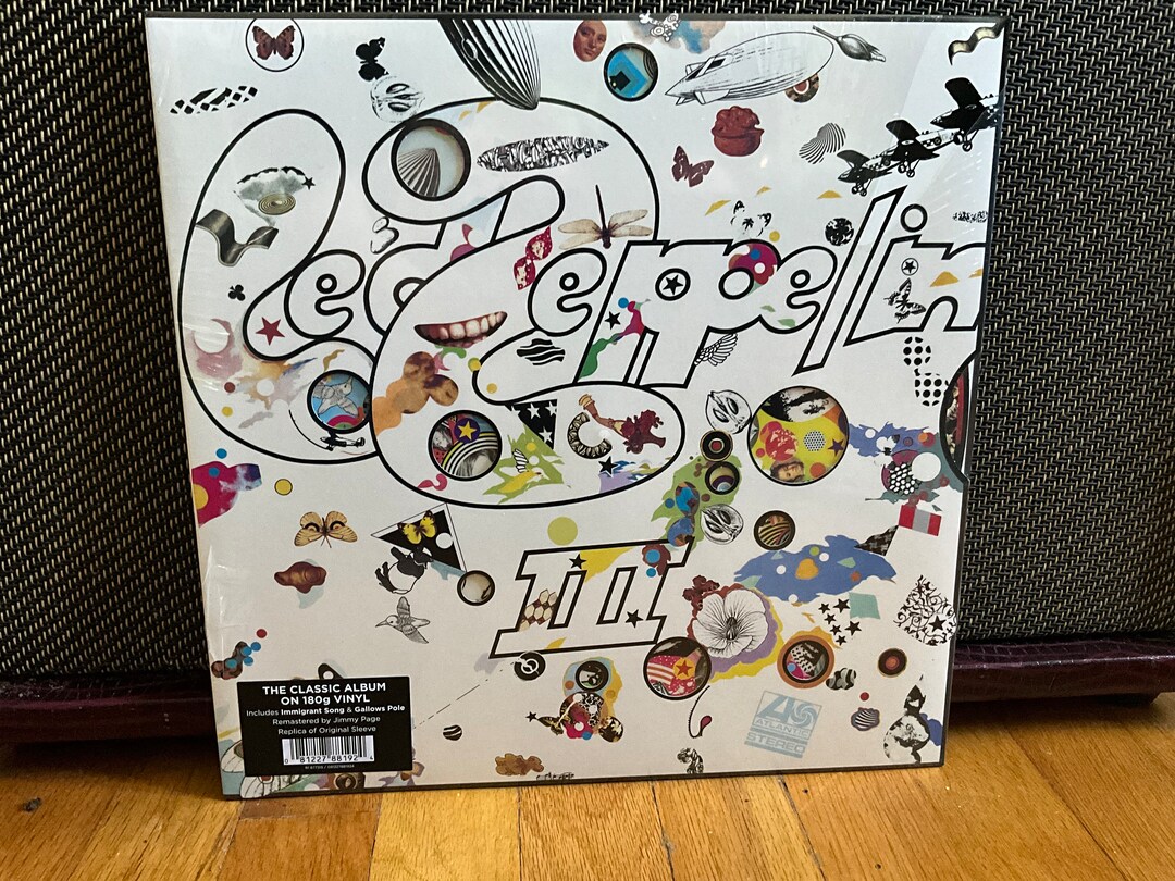 Led Zeppelin III LP Sealed Reissue Vinyl Record - Etsy