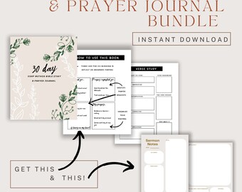 SOAP Bible Study & Prayer Journal**printable DIGITAL DOWNLOAD 8.5in X ...