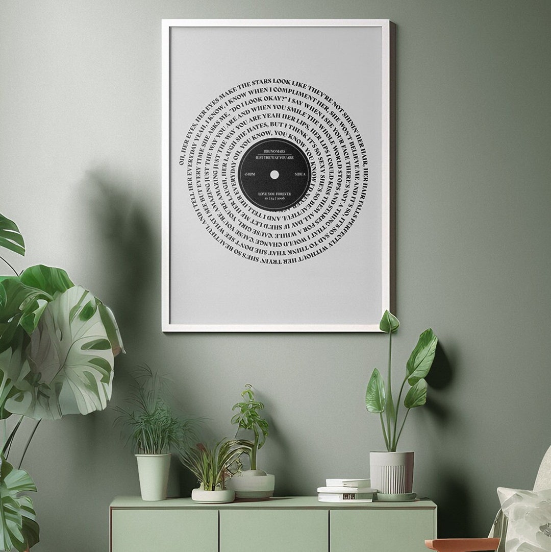 Custom Special Song Record Print - Etsy