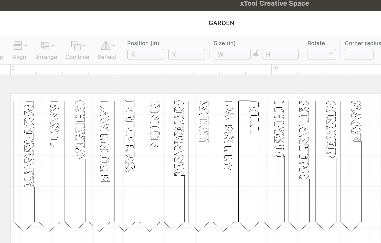 Garden Name Tags - Etsy