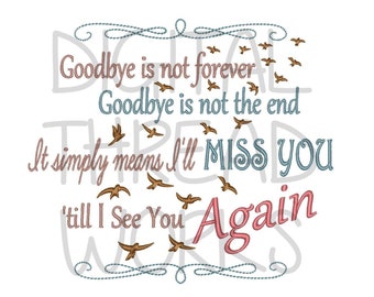 Custom Memorial Embroidery Design This is a Shirt Machine - Etsy