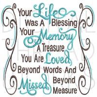 Memory Bear Poem - Machine Embroidery Design - 1 Size - Memory Bear ...