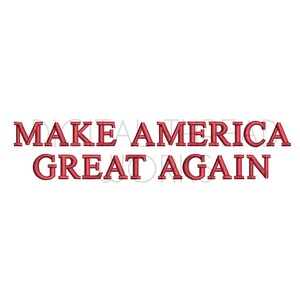 MAGA Make America Great Again Machine Embroidery Pattern Digital ...