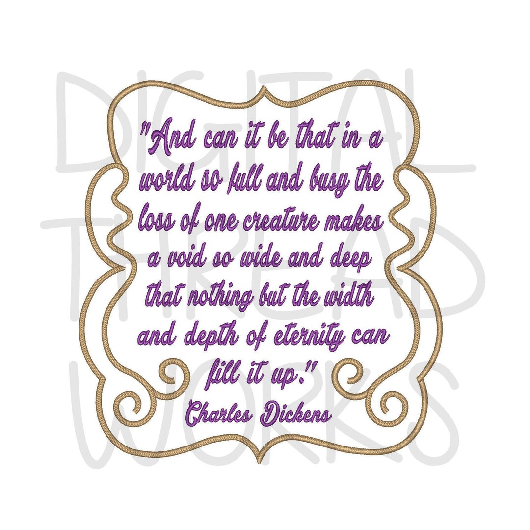 Sympathy Embroidery Machine Design, Memory Pillow Pattern (5x7, 6x10 ...