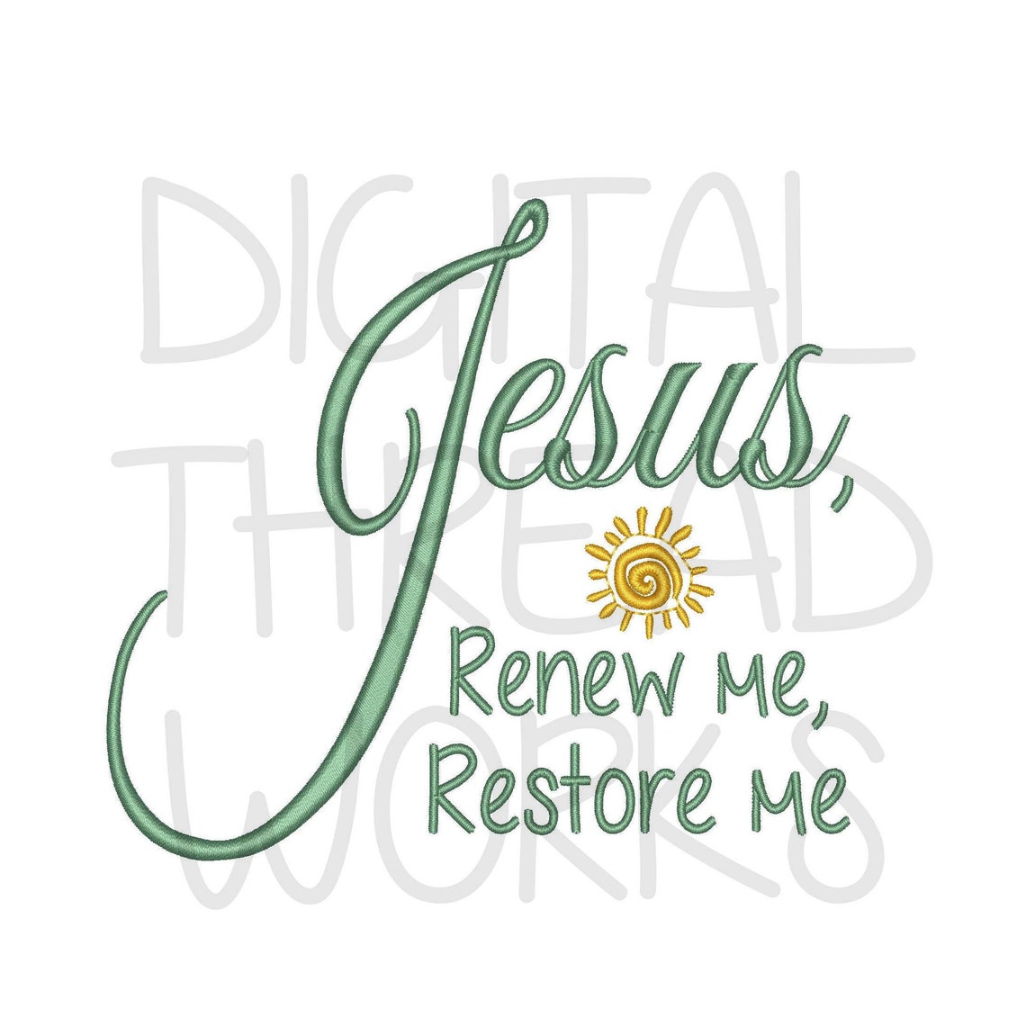 Jesus Inspirational Christian Machine Embroidery Design 4x4 - Etsy