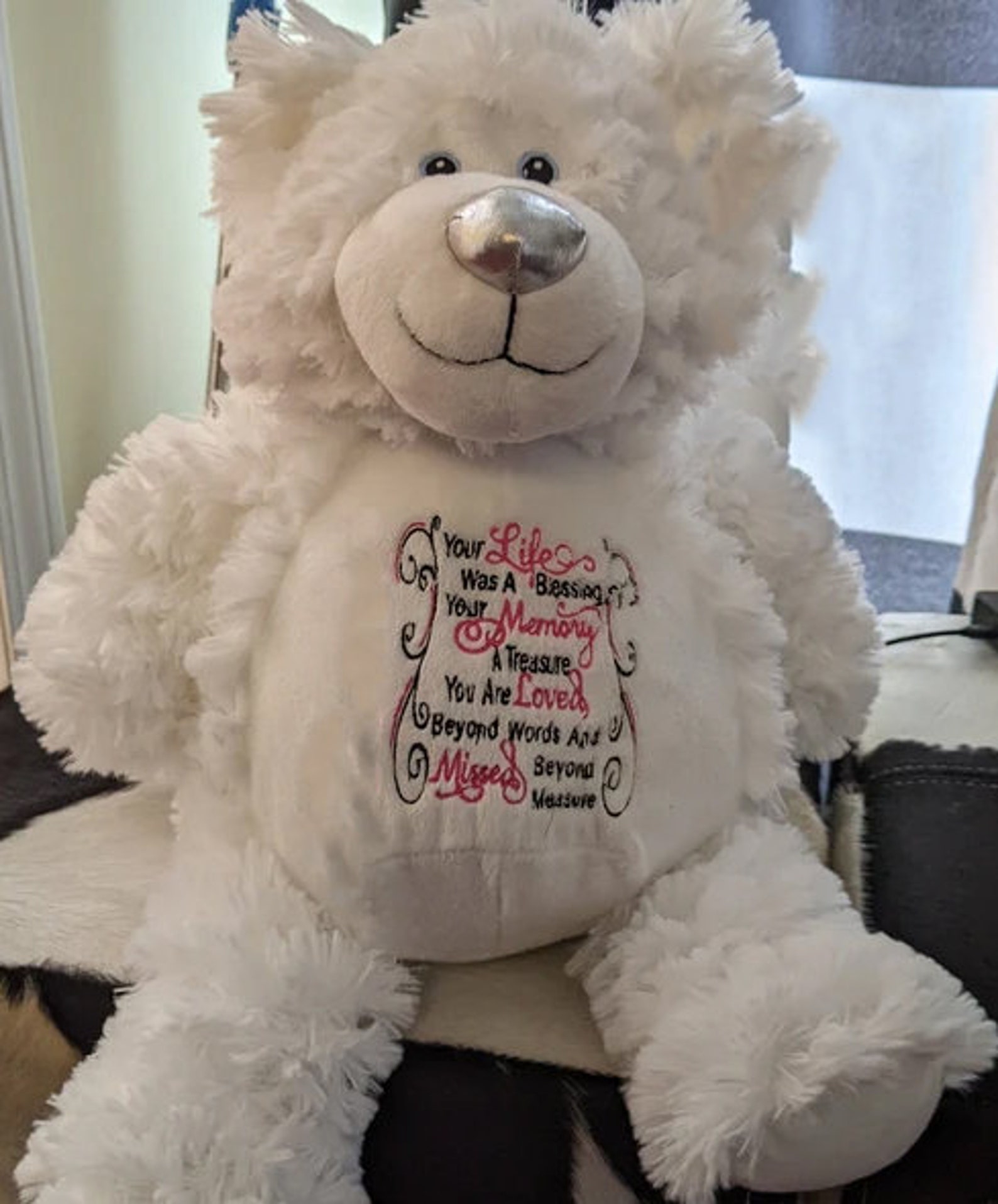 Sympathy Memory Your Life Was A Blessing Machine Embroidery Design ...