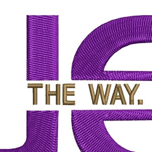 Jesus Way Truth Life Embroidery Machine Design: Scripture Art (4x4 5x7 ...