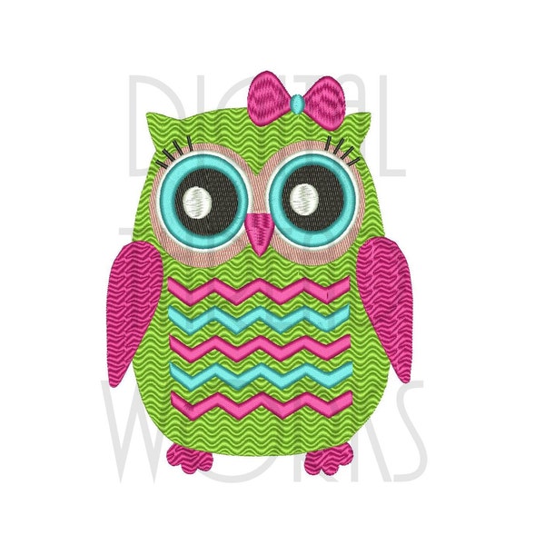 Chevron Owl - Etsy