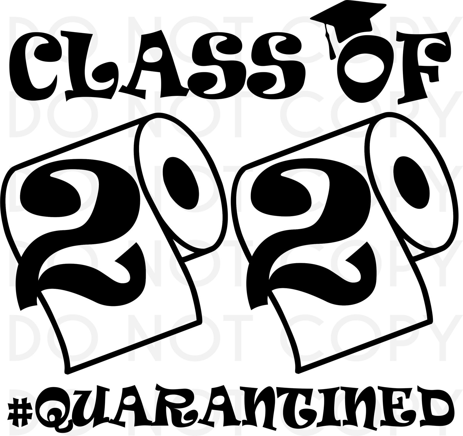 Class of 2020 SVG Cut and Print Design Senior 2020 - Etsy