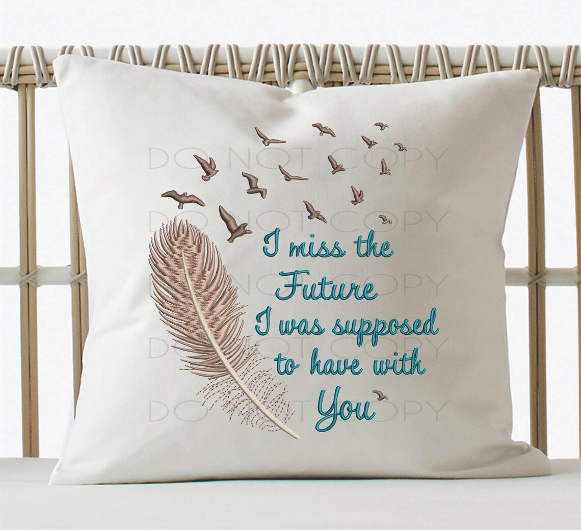 Sympathy Machine Embroidery Pattern, Remembrance Design (digital ...