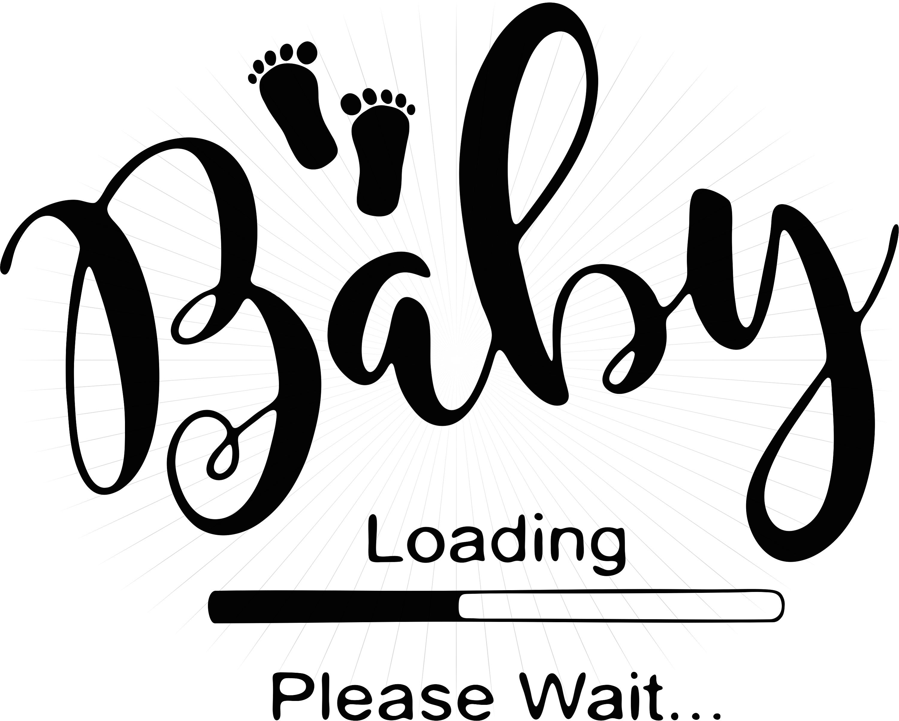 Baby Loading SVG, PNG, Pregnancy Clip Art (digital Download) - Etsy