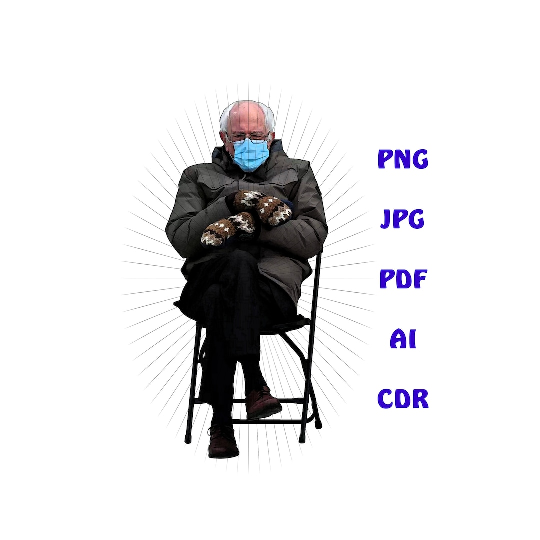 Bernie PNG Transparent Clipart, Bernie Sanders Inauguration Mood ...