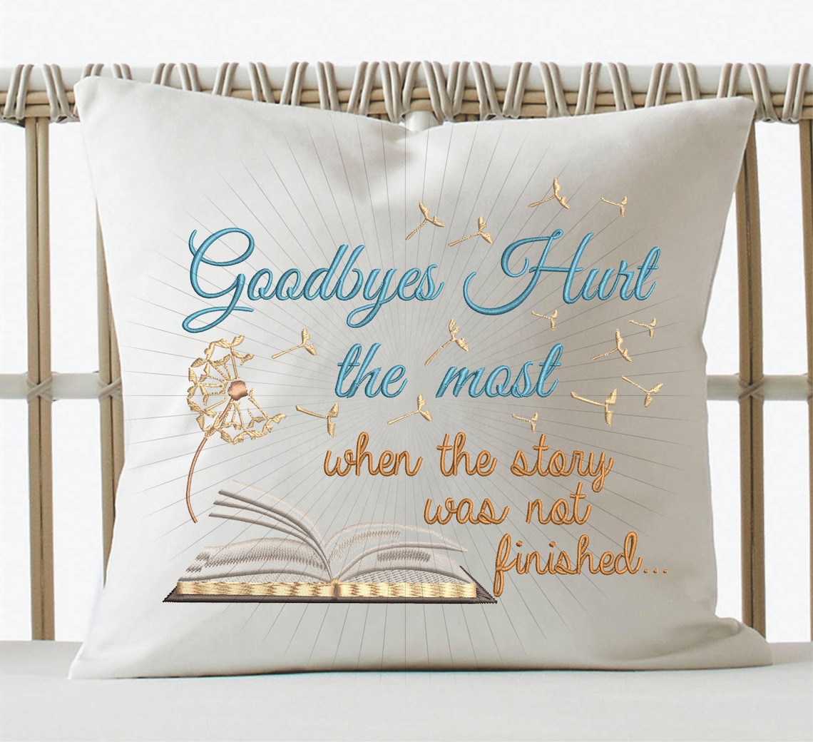 Sympathy Grief Loss Embroidery Design for 4x4 5x7 and 6x10 - Etsy