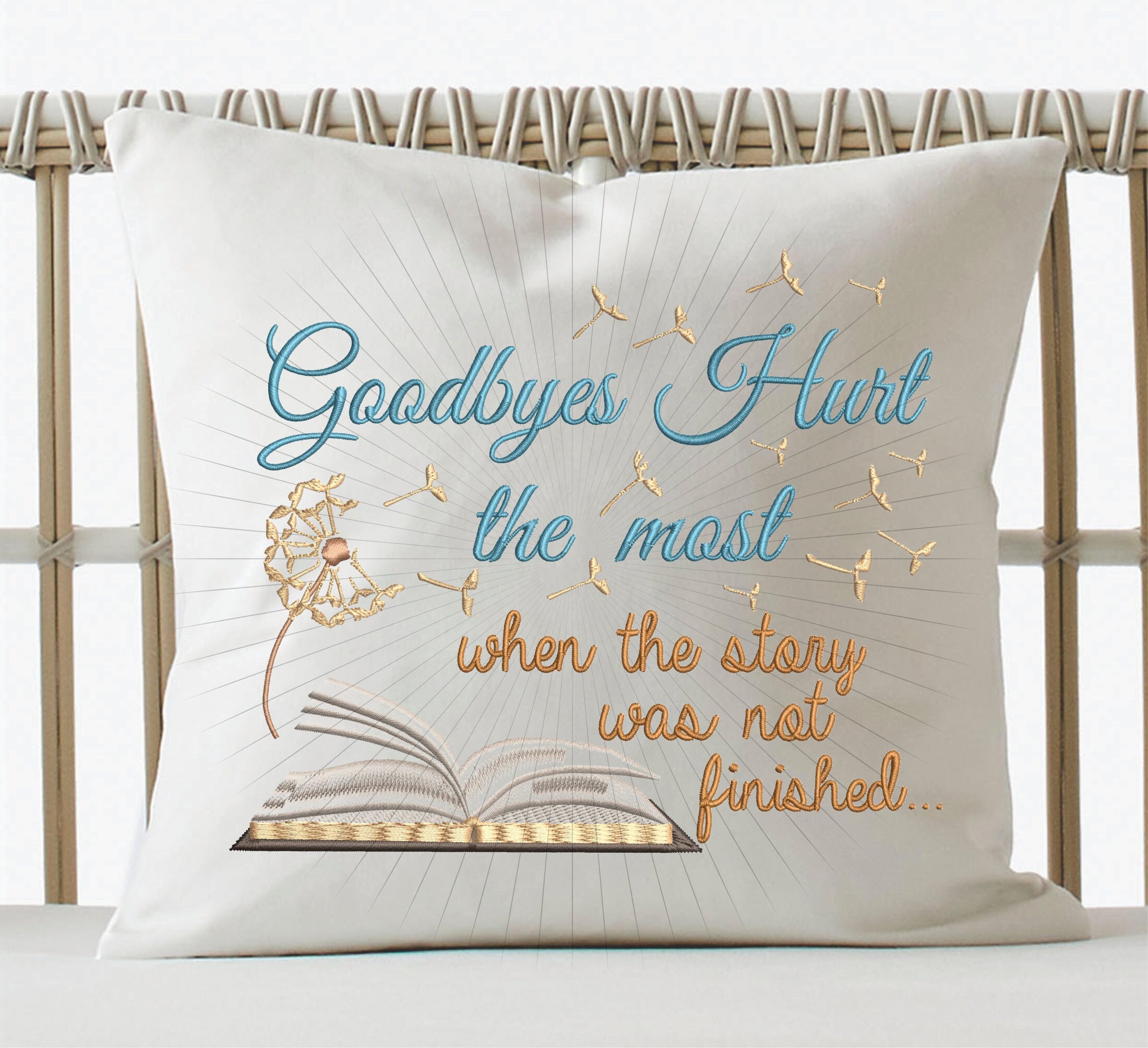 Sympathy Grief Loss Embroidery Design for 4x4, 5x7, and 6x10 Inch Hoops ...