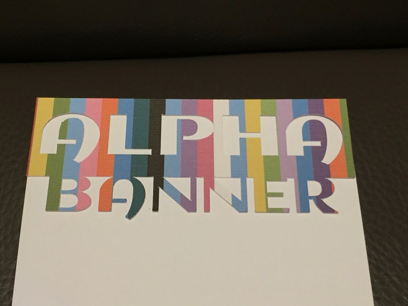 Alphabet Rainbow DIY Banner: Teach Abc's & Spelling Words | Etsy