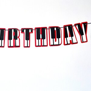 Pitch Perfect Piano Birthday Banner for the Pianist Extraordinaire ...