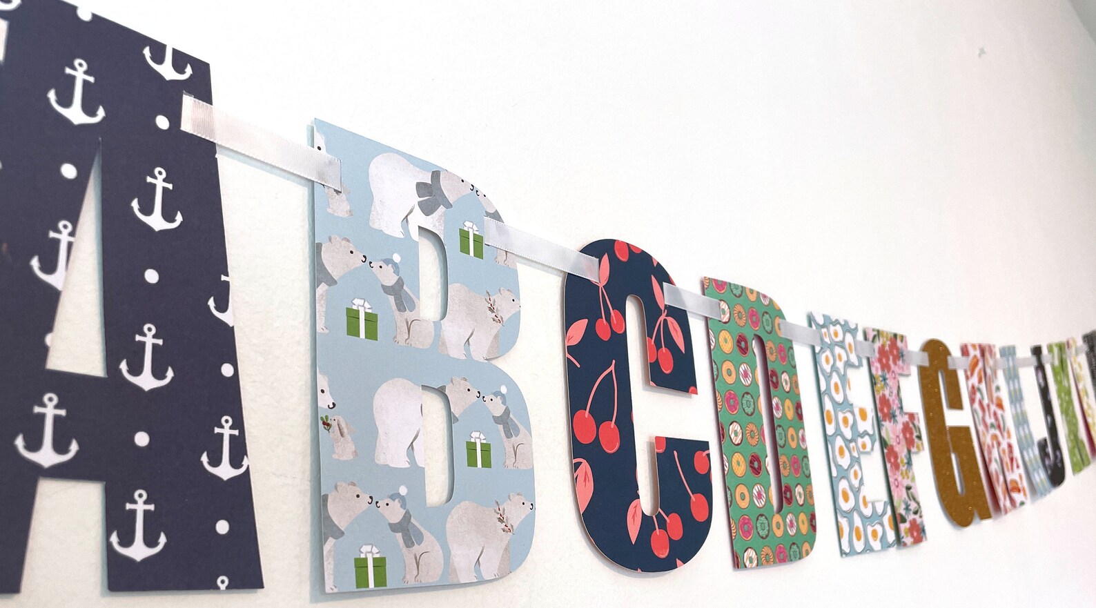 Abcs DIY: A is Anchor B is Bear C is Cherries Alphabet - Etsy