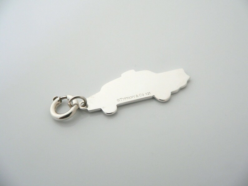 Tiffany and Co Silver Taxi Taxicab Charm Pendant Clasp 4 Necklace ...