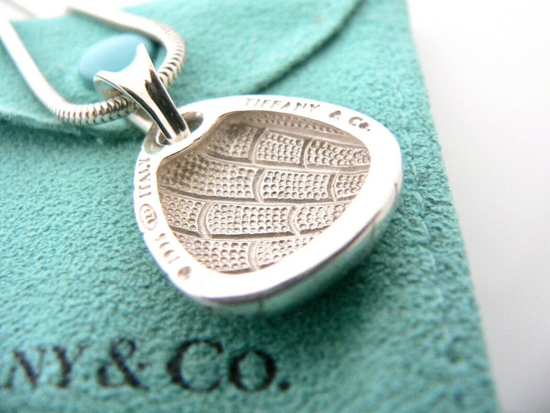 Tiffany and Co Croc Crocodile Charm Necklace Snake Chain Rare | Etsy