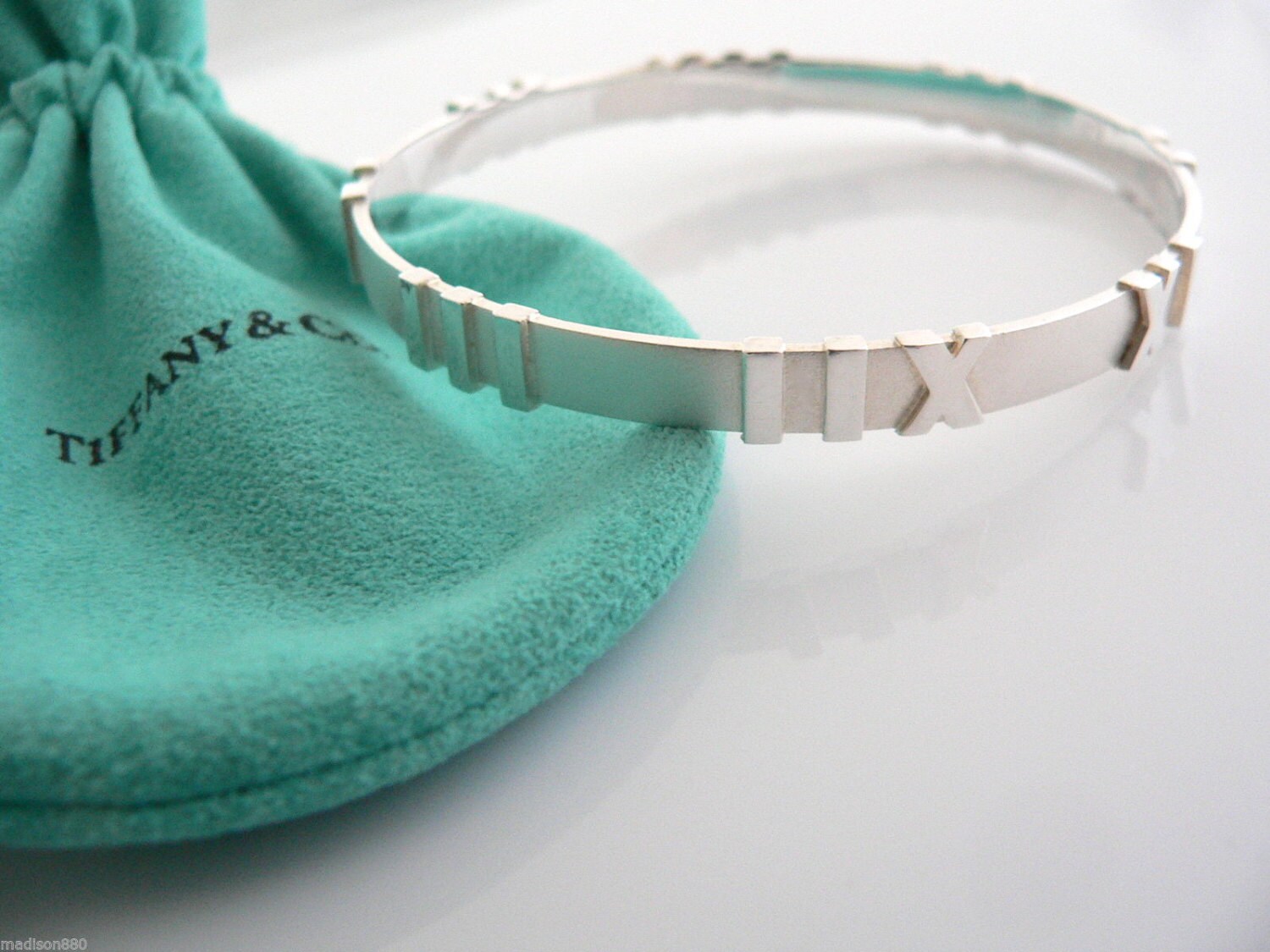 Tiffany atlas bangle sterling silver store