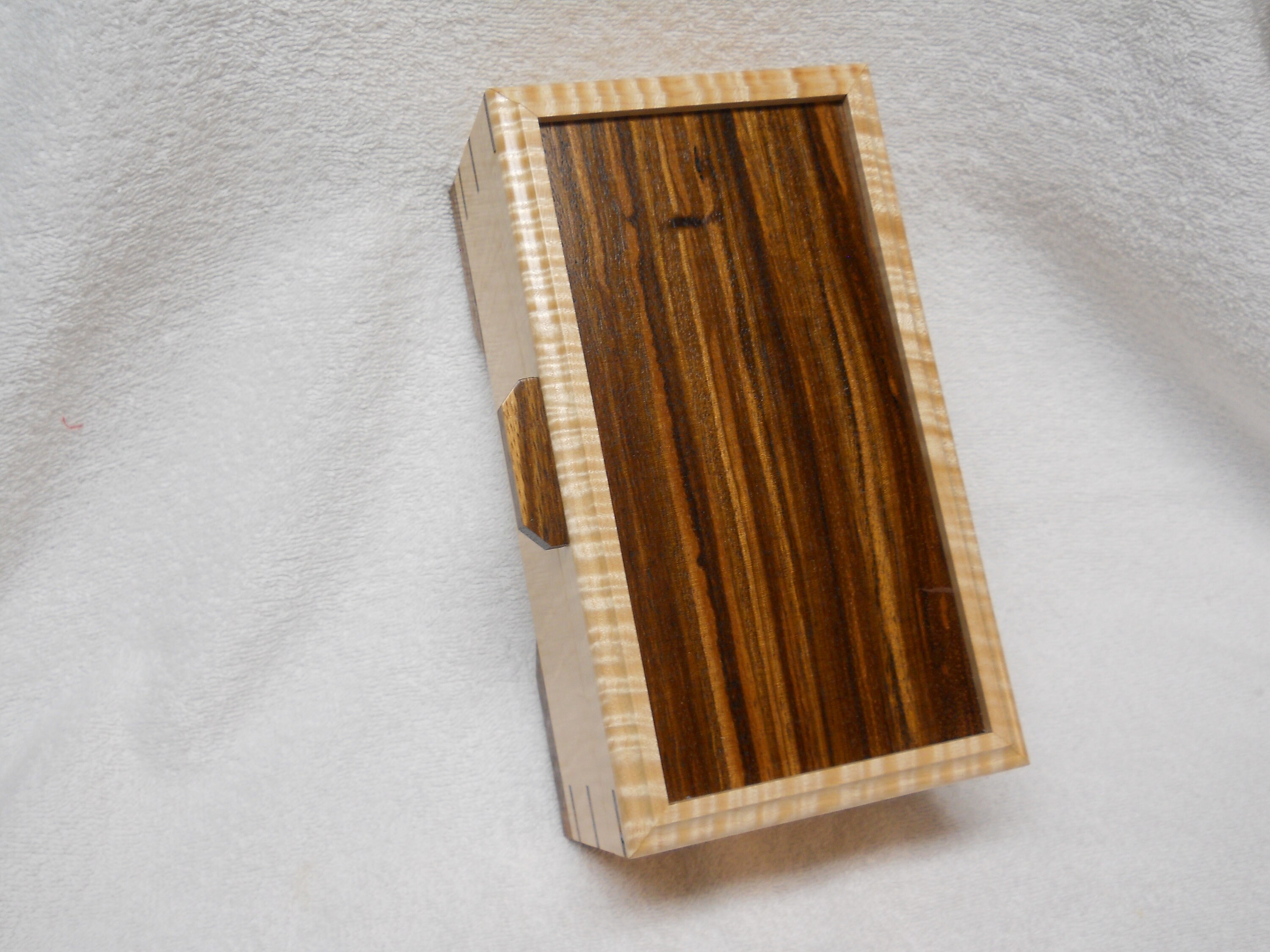 Exotic Zebra Wood & Curly Maple Box 619 - Etsy