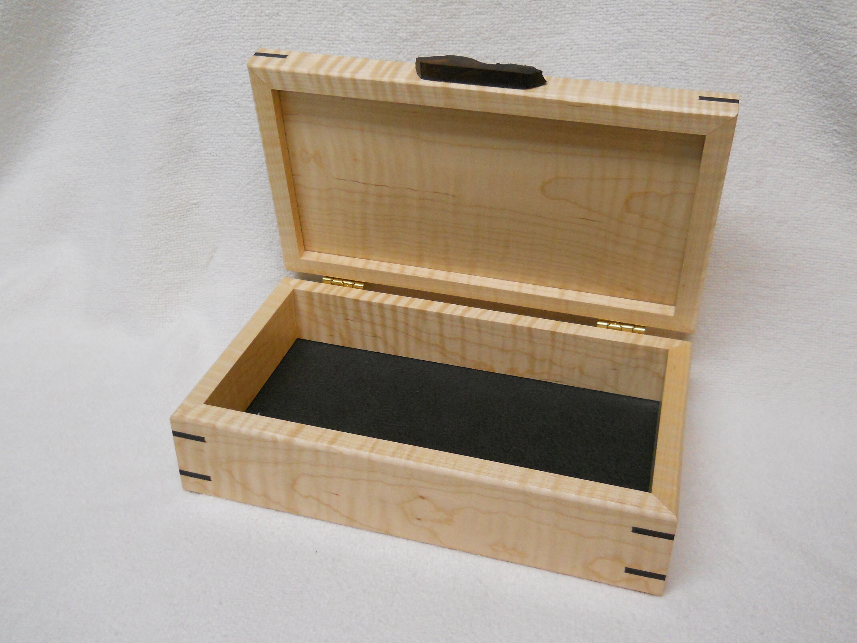 Curly Maple Crackle Box #586 - Etsy