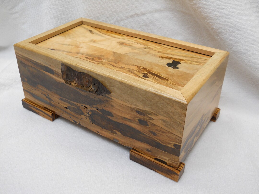 Epoxy Wormy Hard Maple Box #460 - Etsy