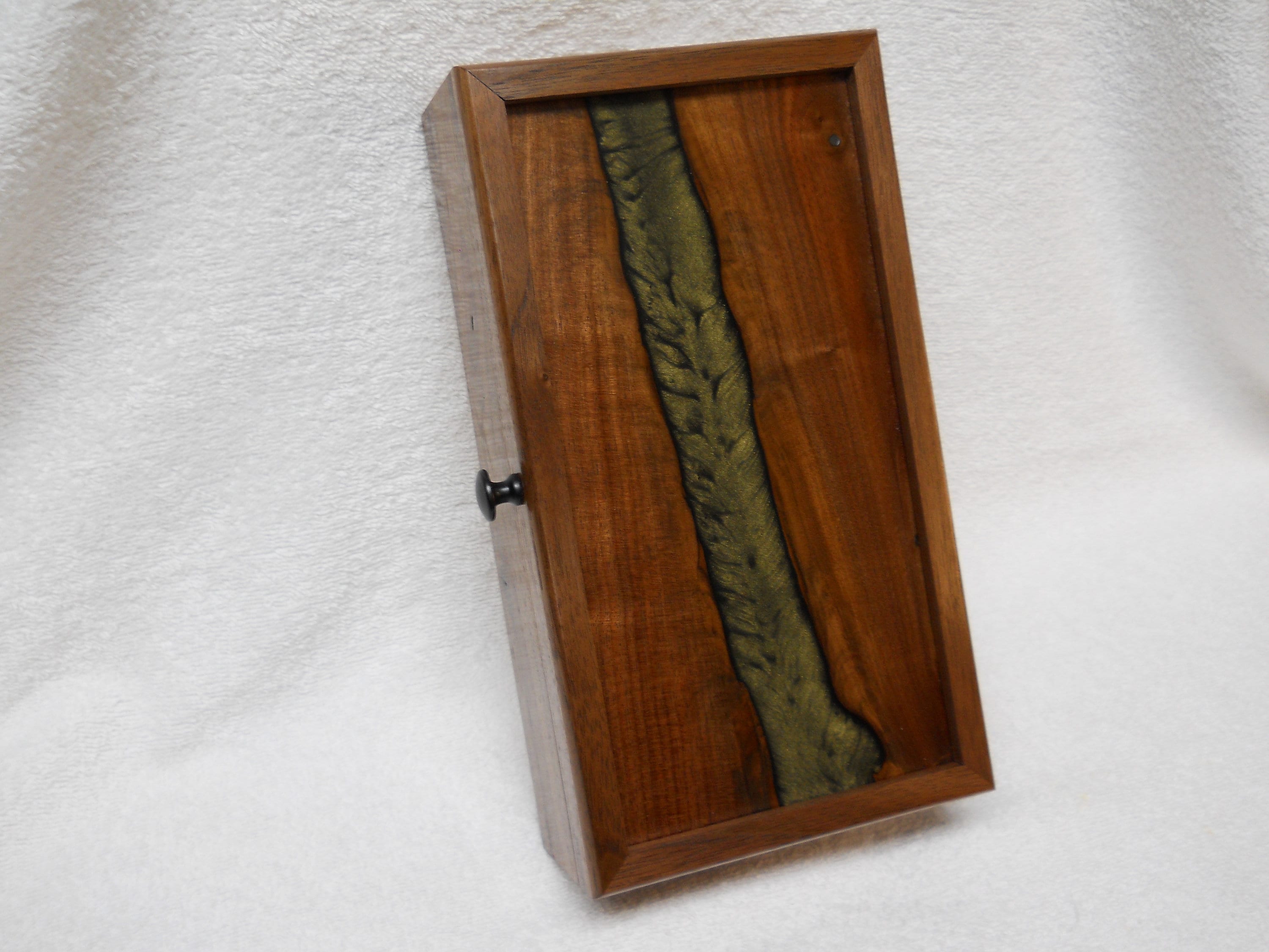 Black Walnut and Epoxy Box #531 - Etsy