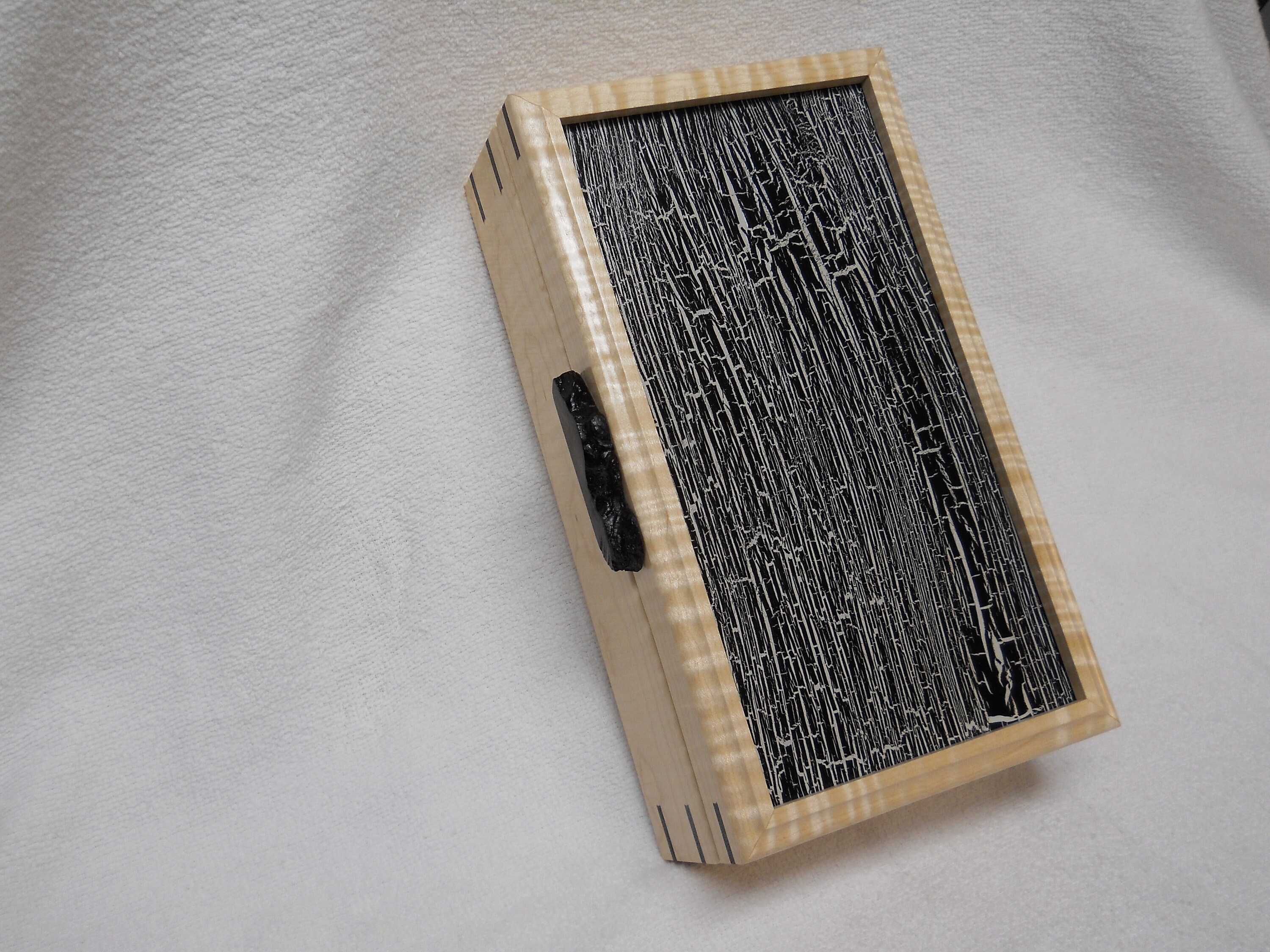 Curly Maple Crackle Box 586 - Etsy