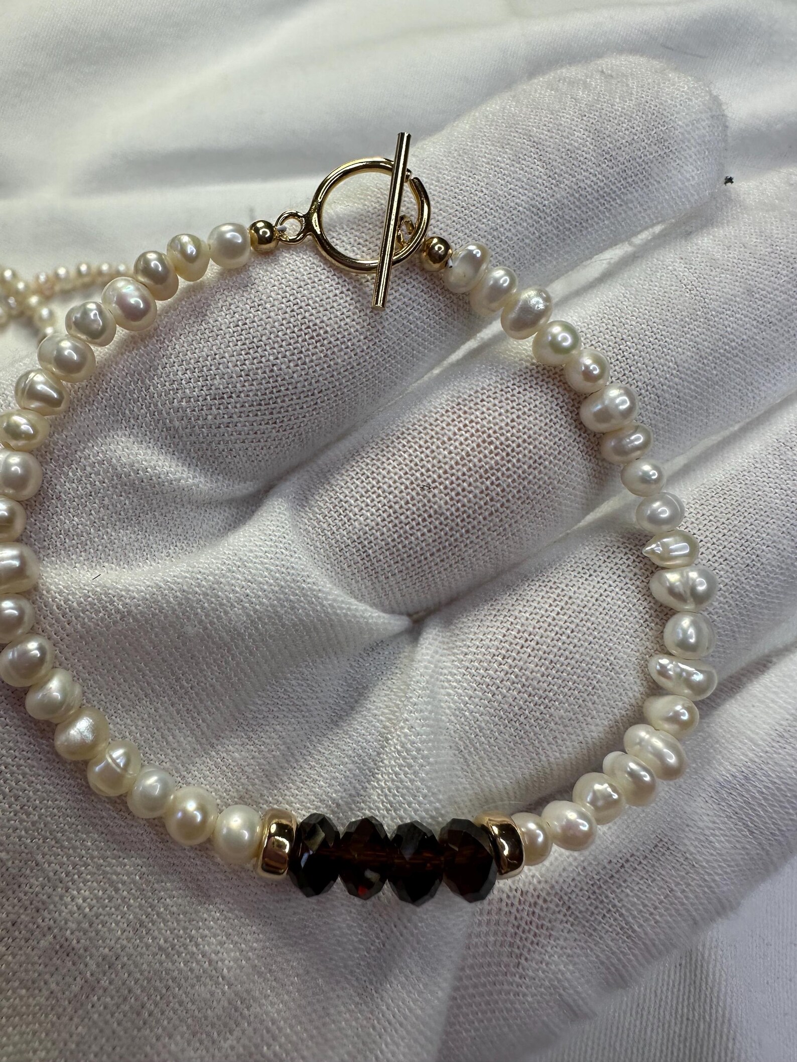 Mini Pearl Bracelets (GF & Browns) - Etsy