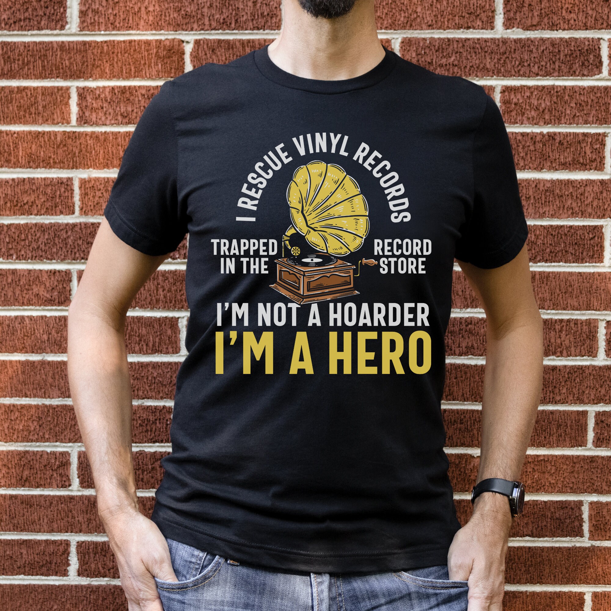 Vintage Vinyl Record Shirt, Trendy Music T, Vinyl Record T-shirt, Retro ...