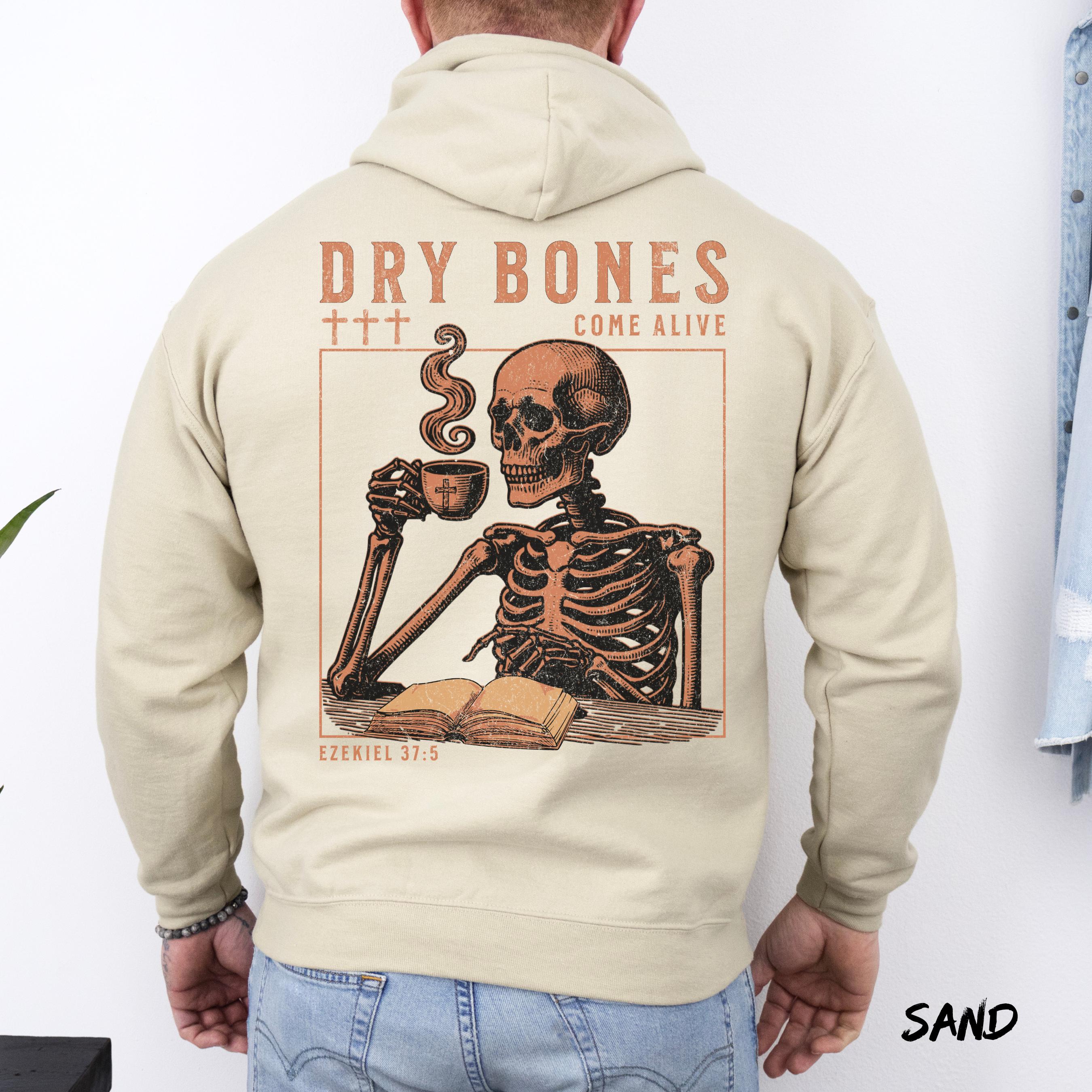 Men's Christian Hoodie, Dry Bones Come Alive Apparel, Men's Religious ...