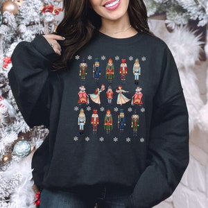 Women's Nutcracker Sweatshirt, Christmas Nutcracker, Nutcracker Mom, Xmas Sweater, Woman's ...