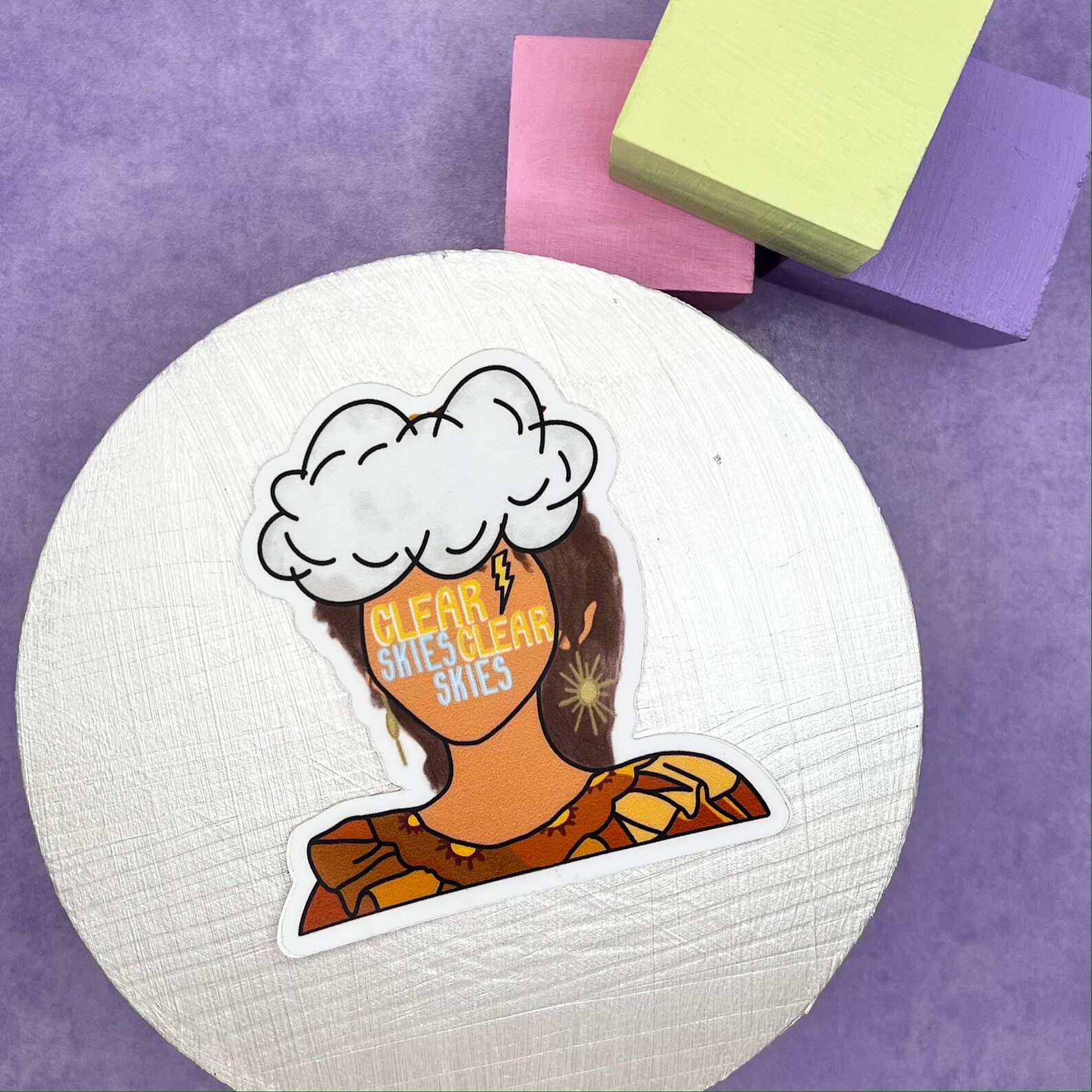 Encanto Pepa Clear Skies Matte Vinyl Sticker | Bruno | Pepa Madrigal ...