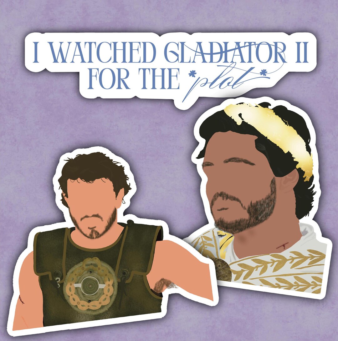 Gladiator II Stickers | Paul Mescal | Pedro Pascal | Roman Empire ...