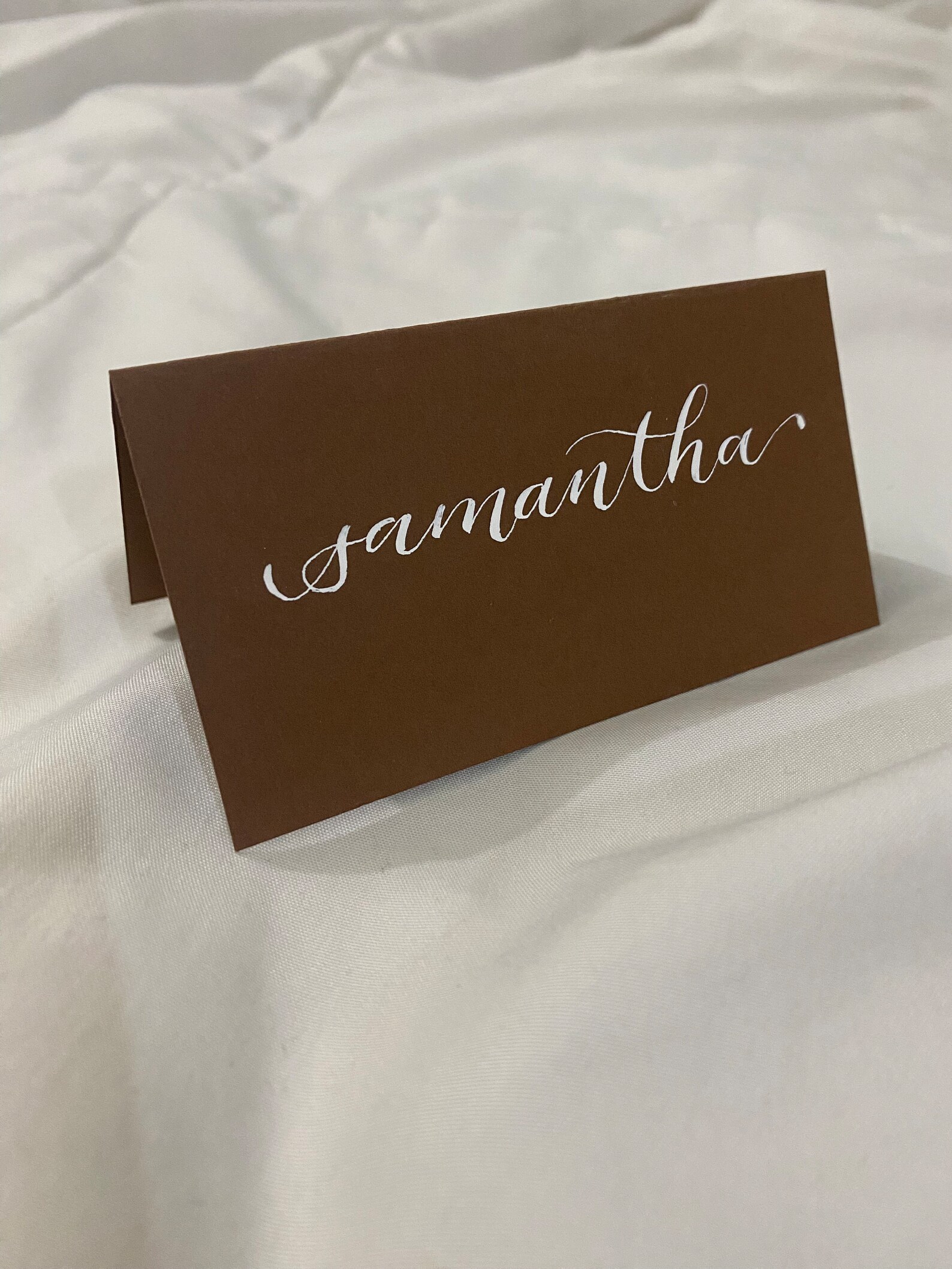 Custom Handwritten Calligraphy Placecards (sets of 5) - Etsy