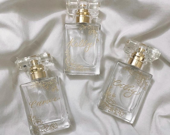 Personalized Hand Engraved Perfume Bottle - Etsy
