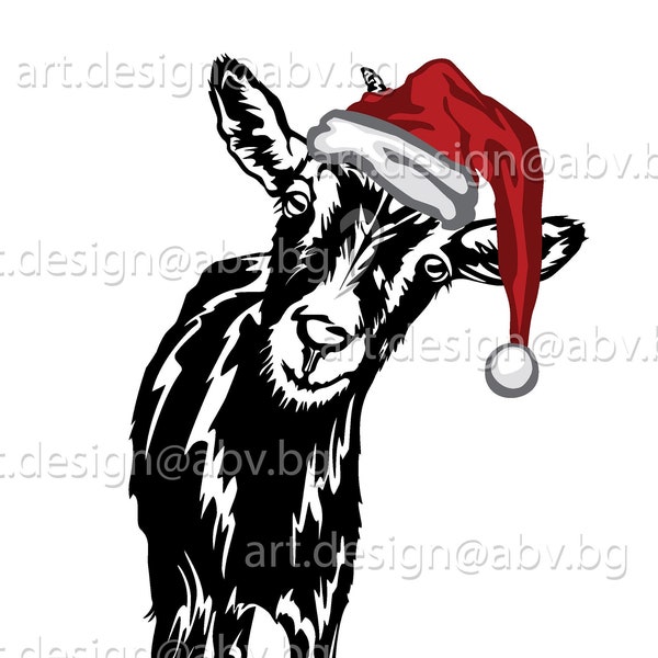 Goat Santa Hat - Etsy