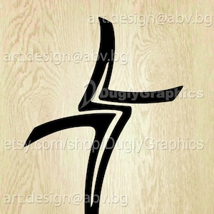 Vector CROSS, SVG, Dxf, AI, Png, Pdf, Eps, Jpg Download, Stylized Art ...