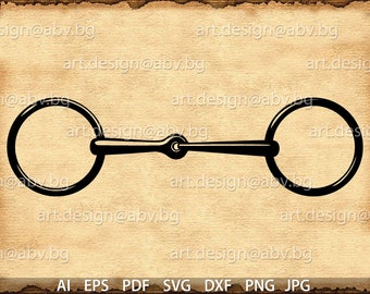 Horse Bit Svg | Etsy